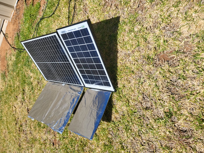I need help with my solar panels to improve efficiency. I tilted it as ...