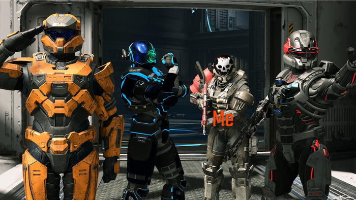 Playing Halo Infinite with the boys again, just like the good old days ...