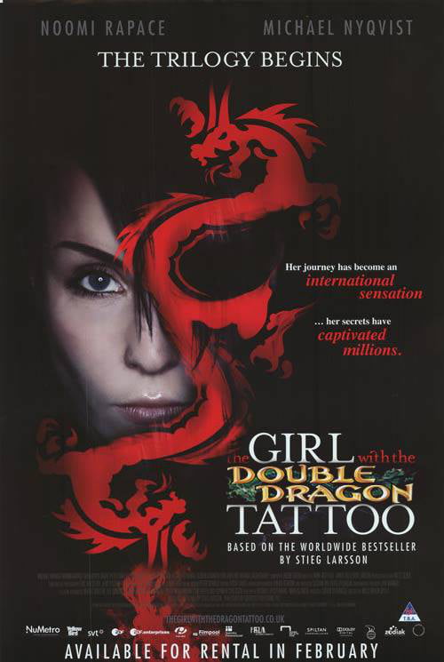 Girl with the (Double) Dragon Tattoo - 9GAG