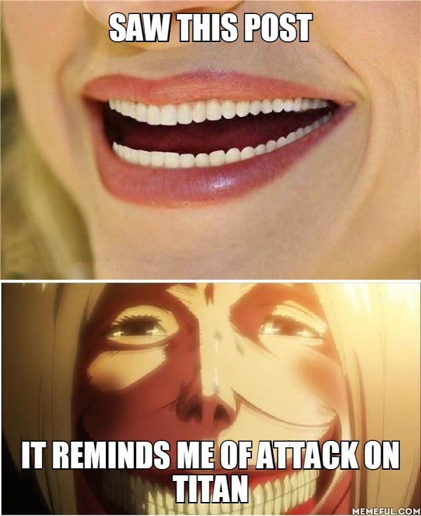 The Smiling Titan - 9GAG