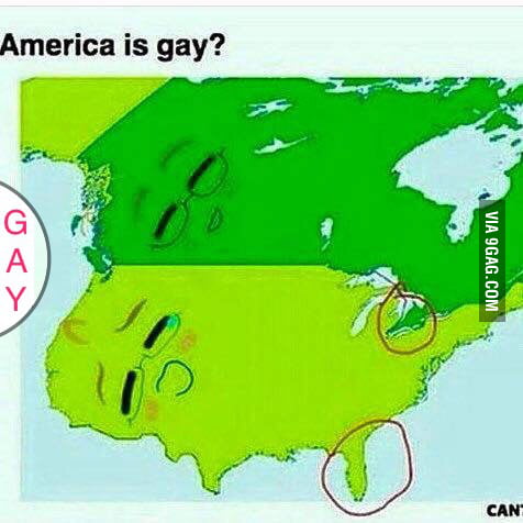 Feel my huge territory, America Chan ! - 9GAG