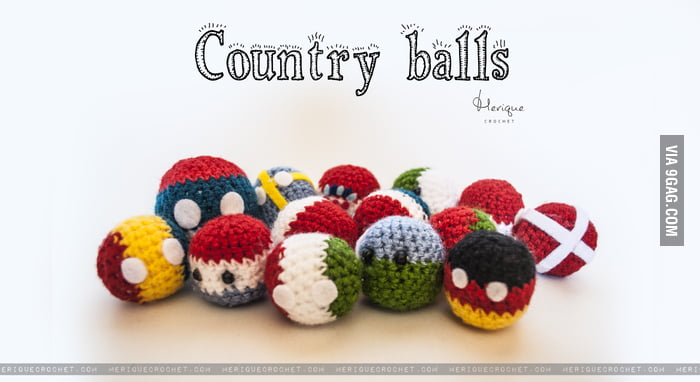 Cute crochet CountryBalls by Merique Crochet - 9GAG