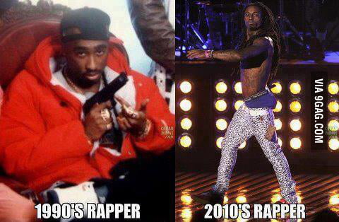 90s v 2000s rappers - 9GAG