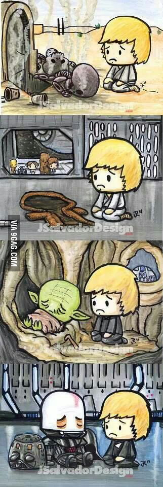 The Story of Luke Skywalker - 9GAG