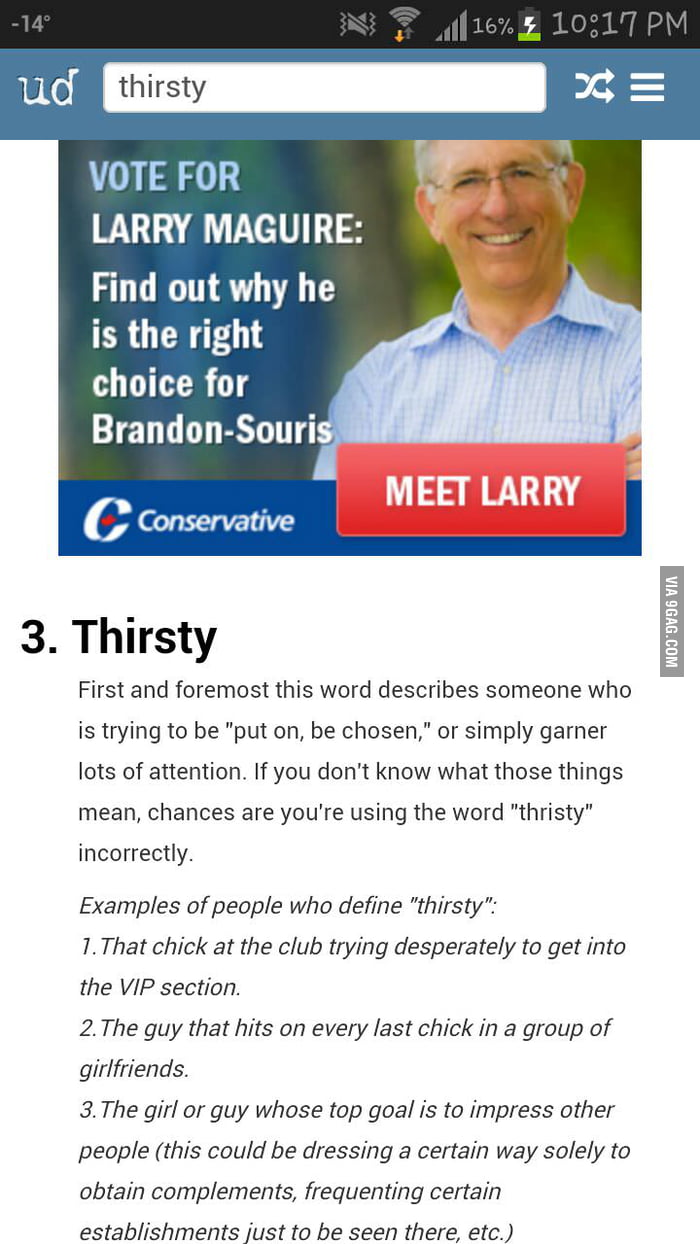 Thanks urban dictionary, I get it now! - 9GAG