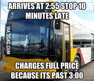 Scumbag bus drivers - 9GAG