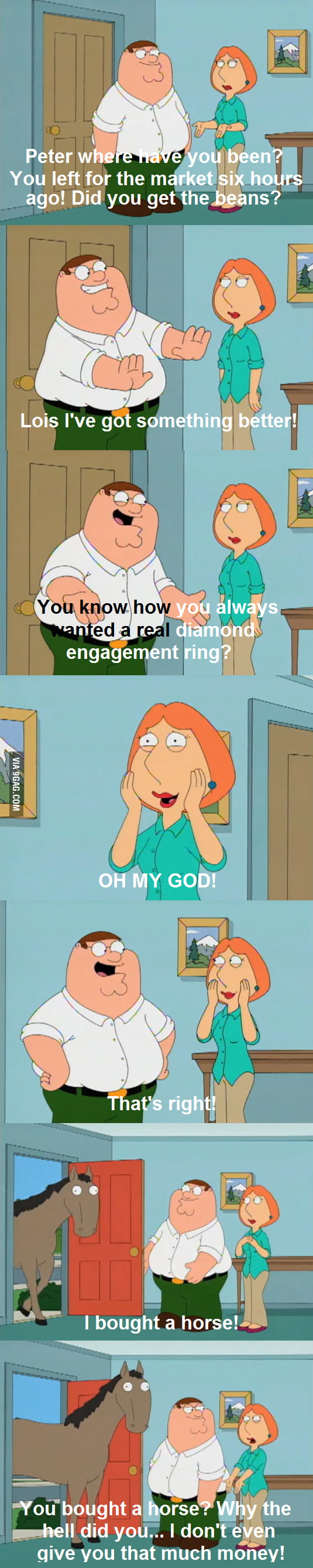 Peter bought WHAT? - 9GAG