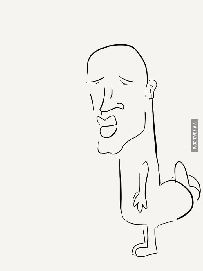 First time drawing Dick Butt. - 9GAG