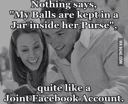 Joint Facebook accounts - 9GAG