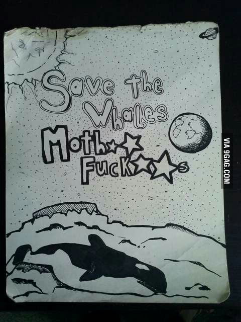 Sister drew this, inspired by South Park, censorship fail - 9GAG