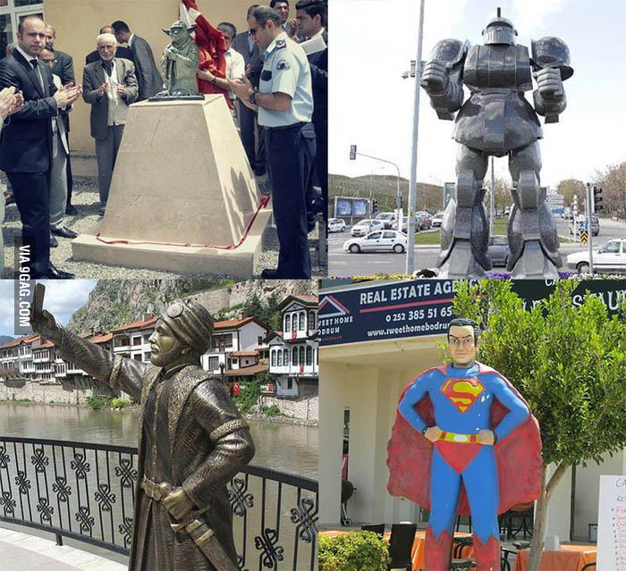 Some interesting statues from Turkey - 9GAG