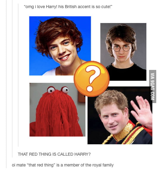 That red thing called Harry... - 9GAG