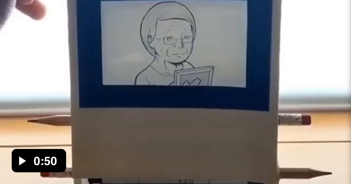 Animation made out of cardboard, paper and pencils - 9GAG