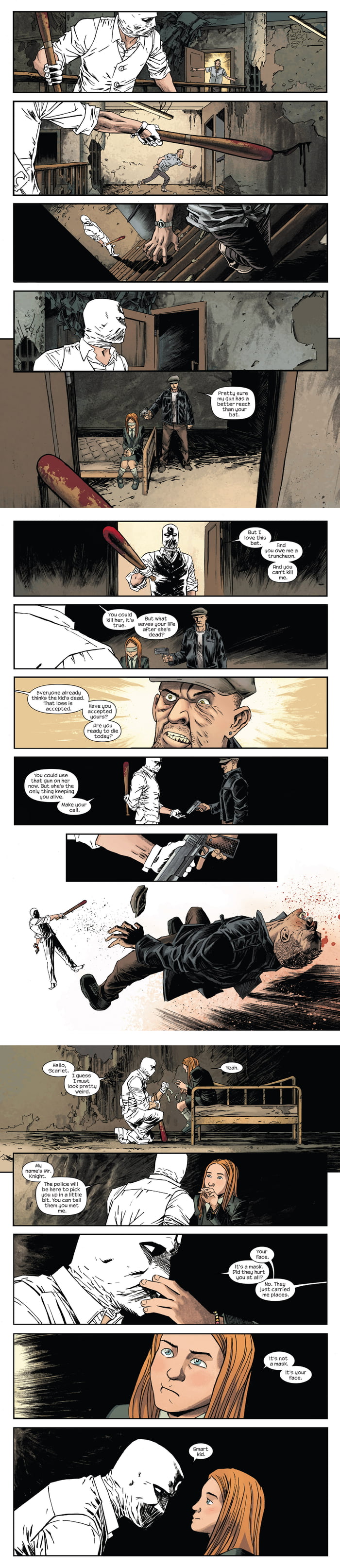 "It's not a mask. It's your face." (Moon Knight #5, 2014) - 9GAG