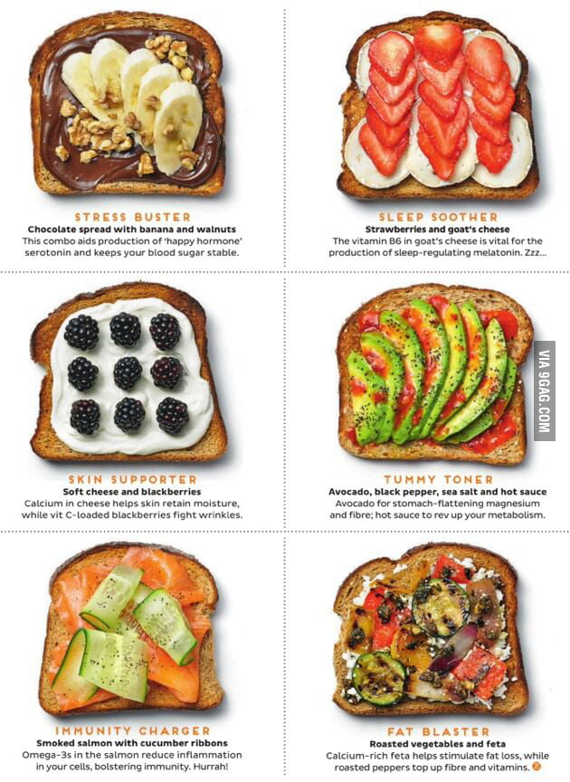 Some great topping for your toast - 9GAG