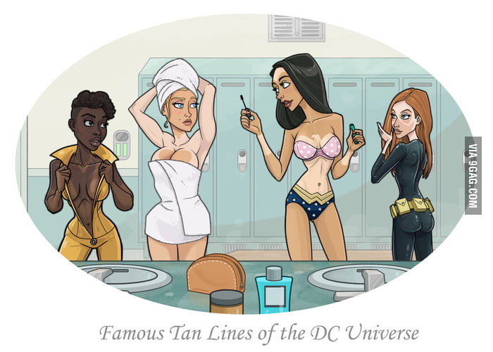 Famous tan lines of the DC universe - 9GAG
