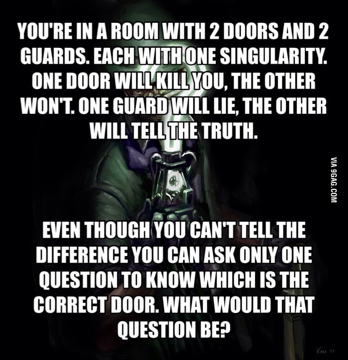 One Of The Hardest Riddles Ever 9GAG