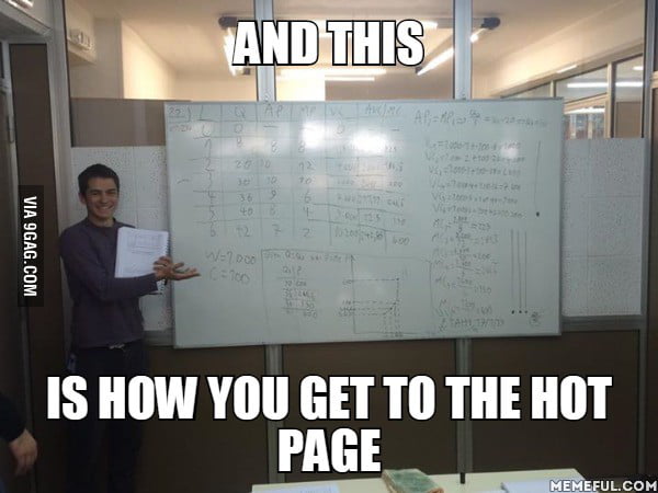 Please, let's make this a meme! (greek friend solving an economy exercise) - 9GAG