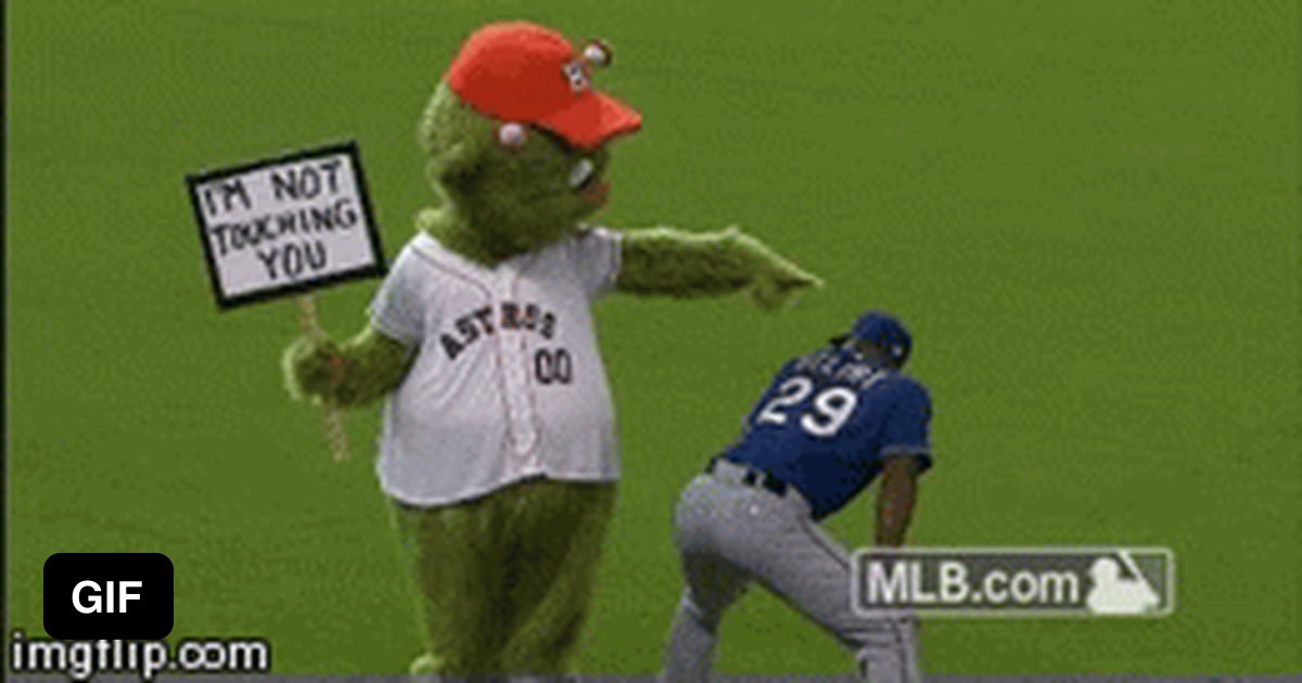 The mascot is doing some quality trolling - 9GAG