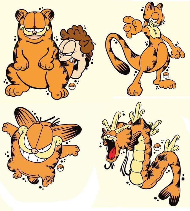 Pokemon Garfield - 9GAG