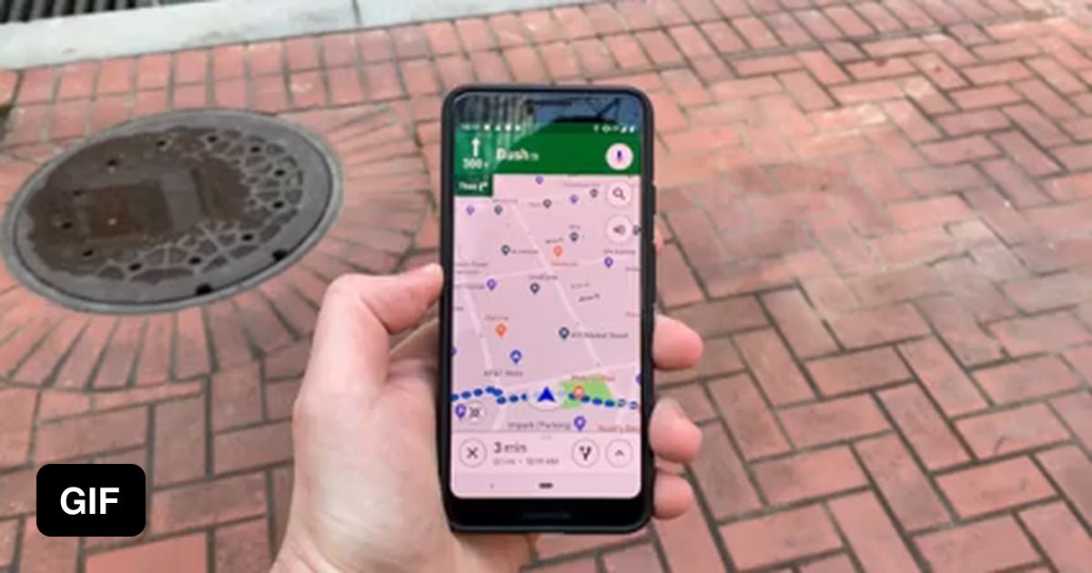 Hands-on with an Alpha build of Google Maps Augmented Reality mode - 9GAG
