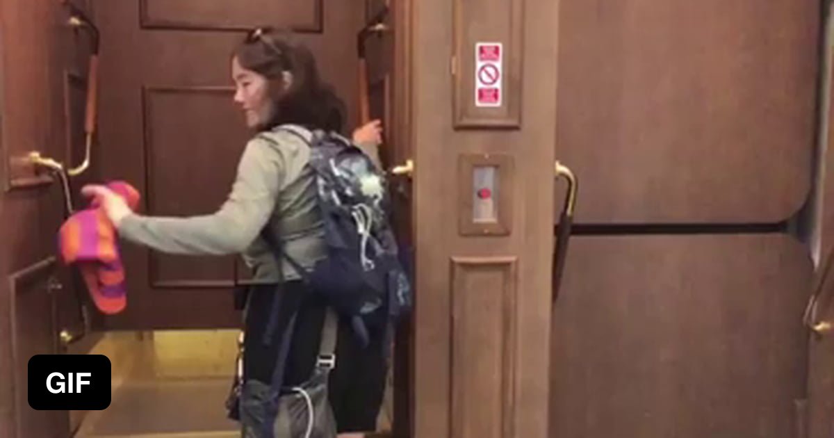 The paternoster elevator at Prague City Hall. These door-less ...