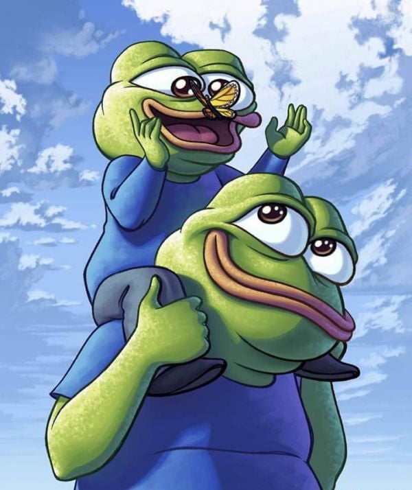 Pepe and his son - 9GAG