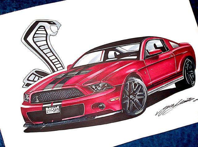Commissioned Shelby GT 500 - 9GAG