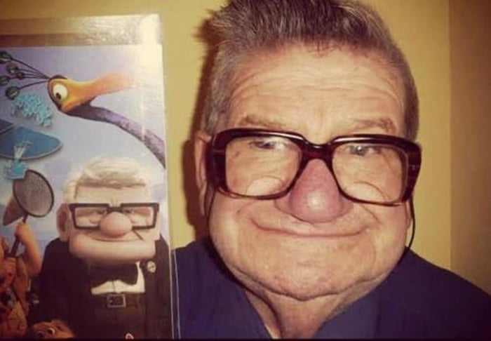 Mr. Carl Fredricksen in real life - 9GAG