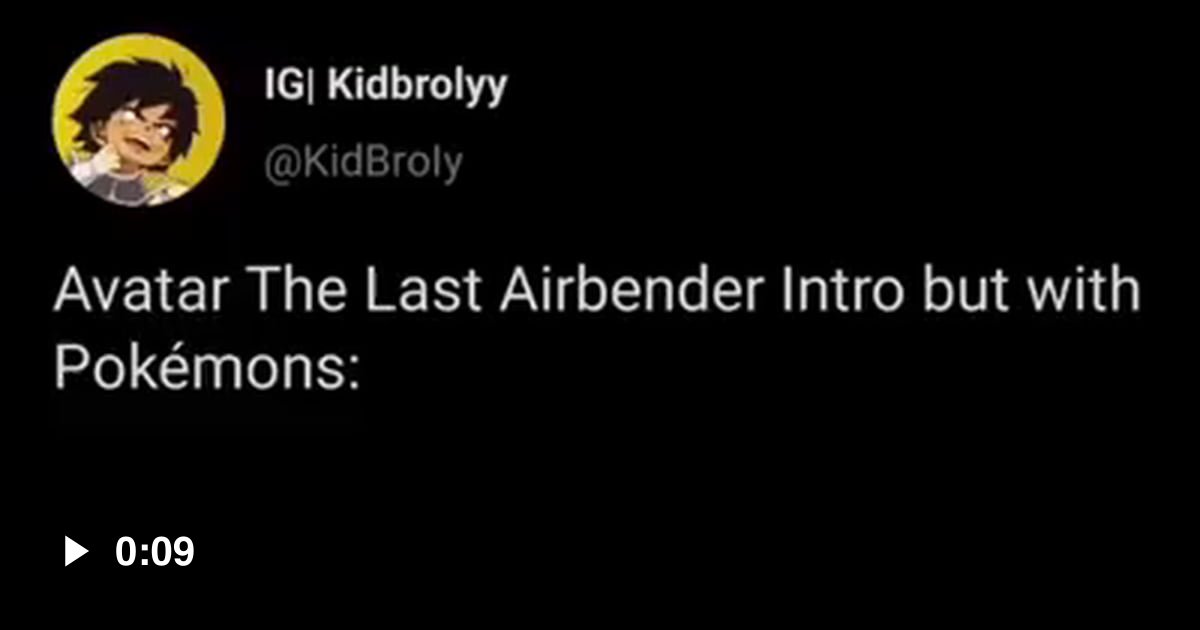 Avatar x Pokemon. - 9GAG