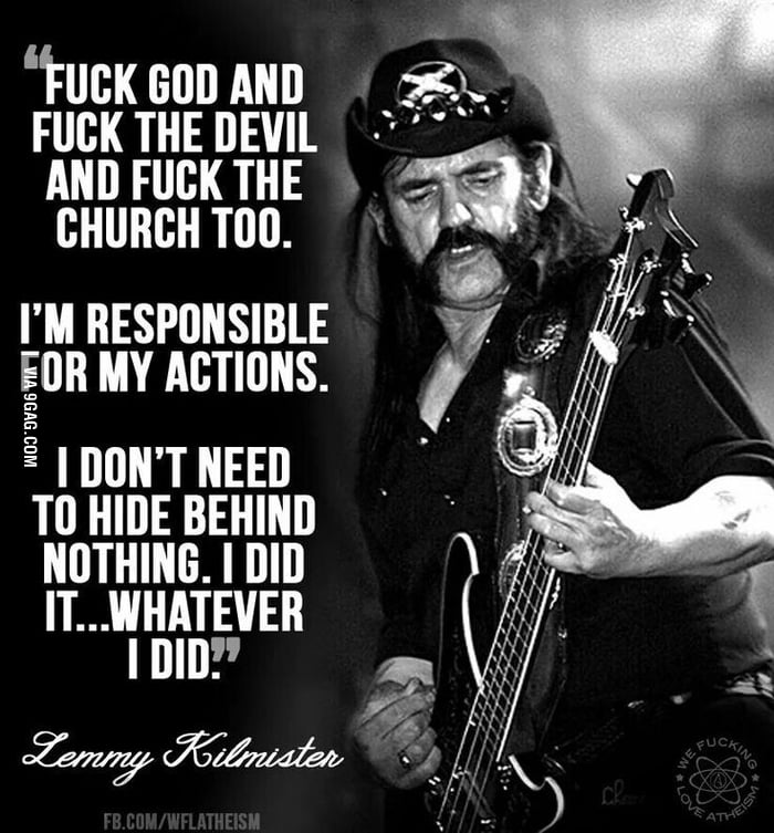 One hero lost, rest in peace Lemmy! - 9GAG