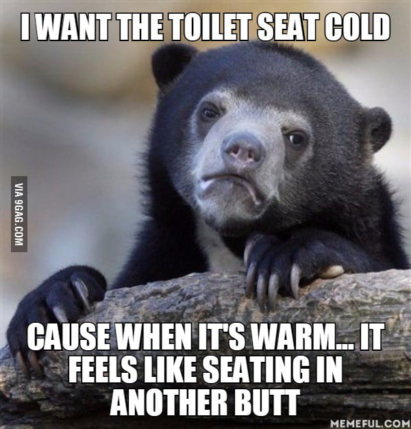 Thanks for keeping the seat warm for me mate.. - 9GAG