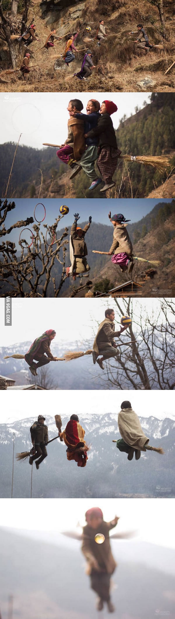 Teacher in the Himalayas uses trick photography to give his students a ...