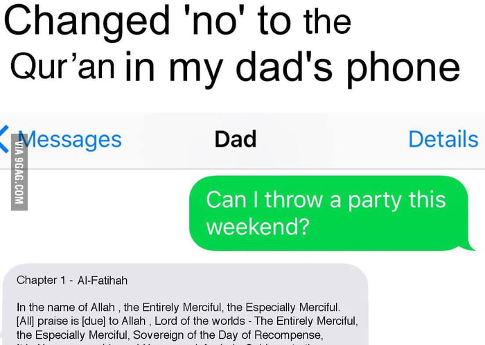 That's haram bro - 9GAG