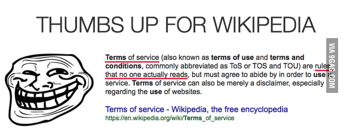 Thumbs Up for Good Guy Wiki - 9GAG