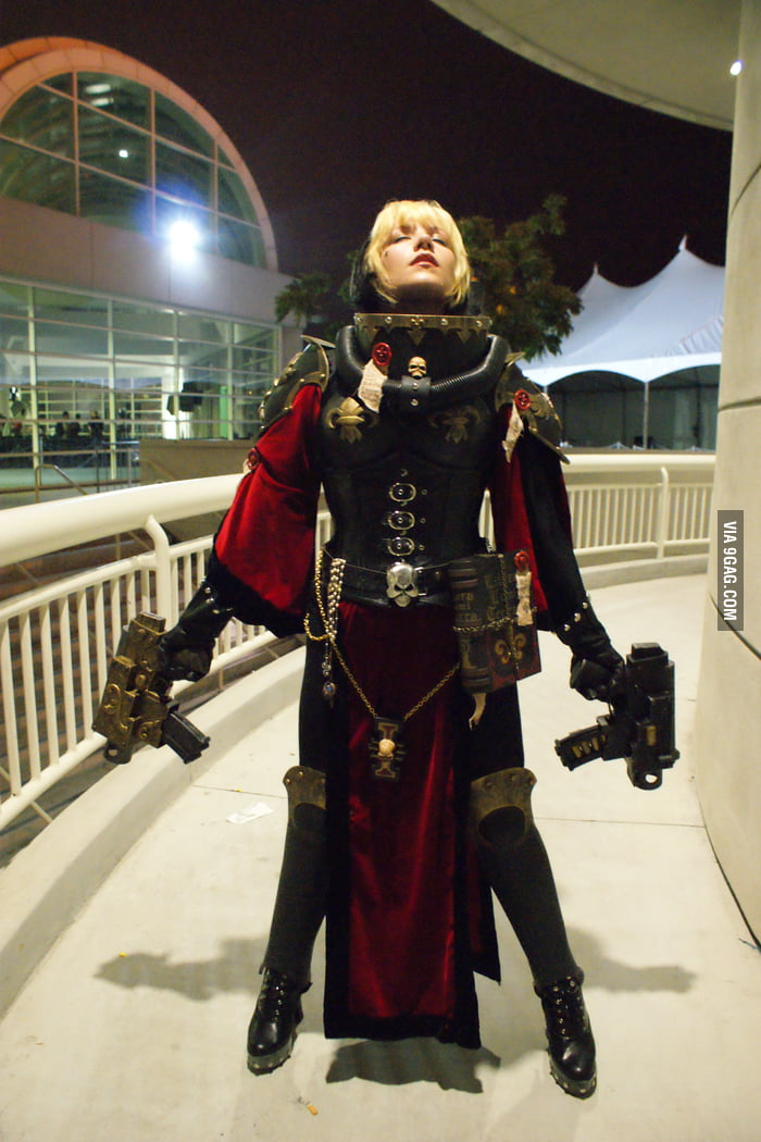 To the guy that Posted the Warhammer girl Space Marine Cosplay. I Give ...