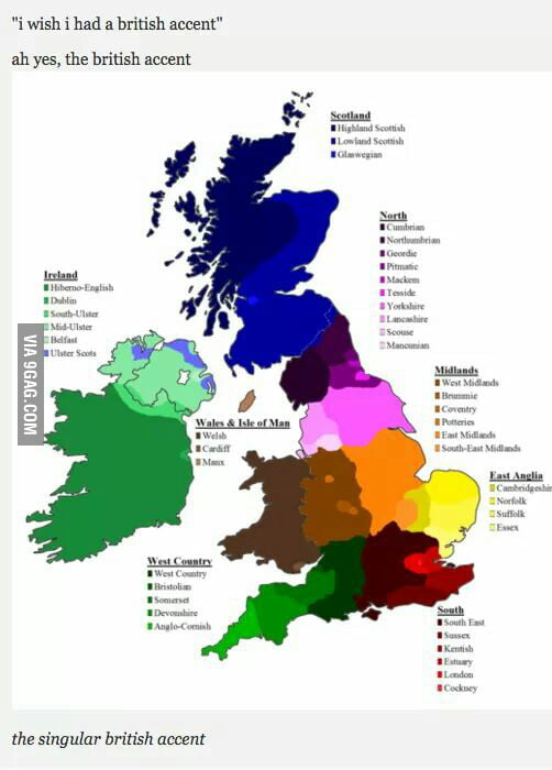 When someone says I wish I had a british accent - 9GAG