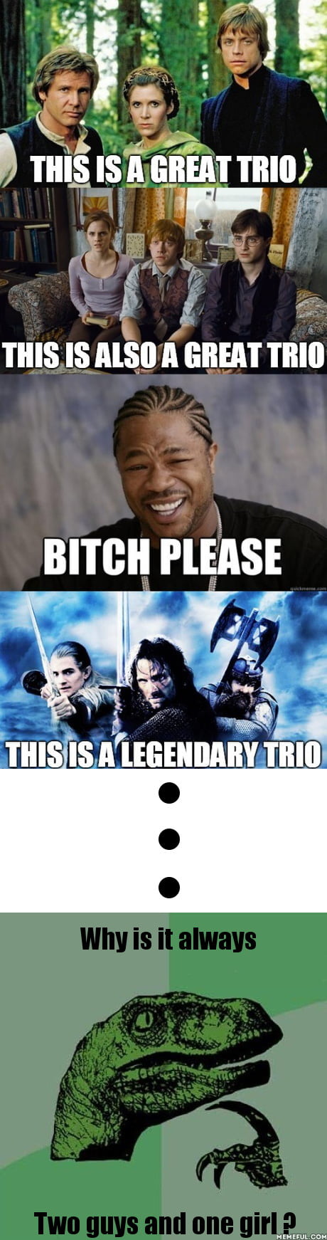 Lotr trio is the best trio, but elves will be elves - 9GAG