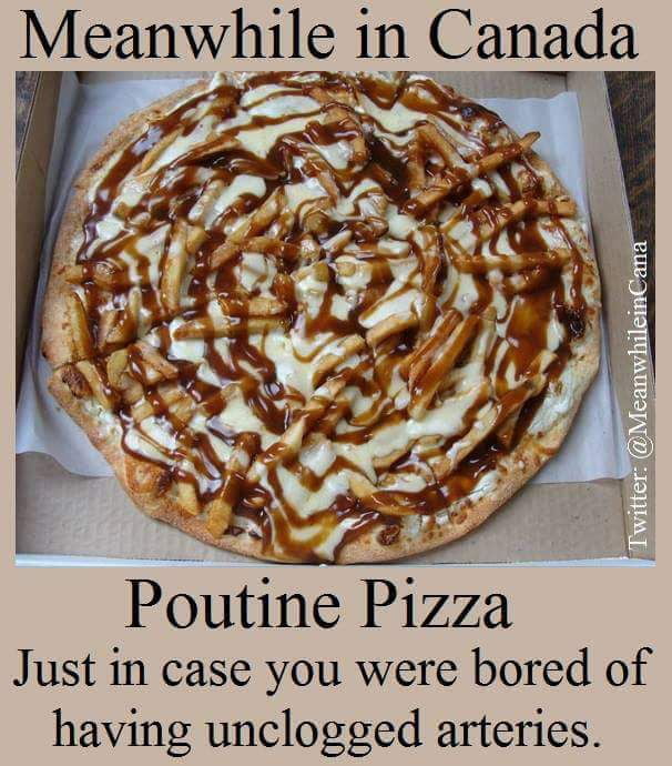 Poutine Pizza ! Paradise !! - 9GAG