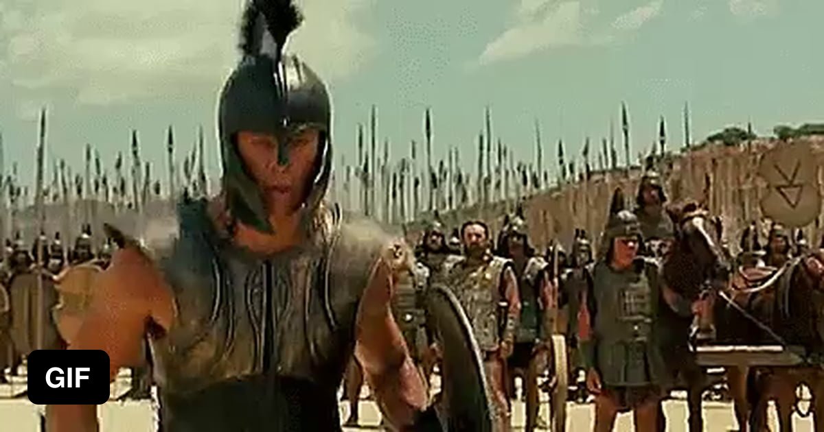 Troy - Achilles VS Boagrius - 9GAG