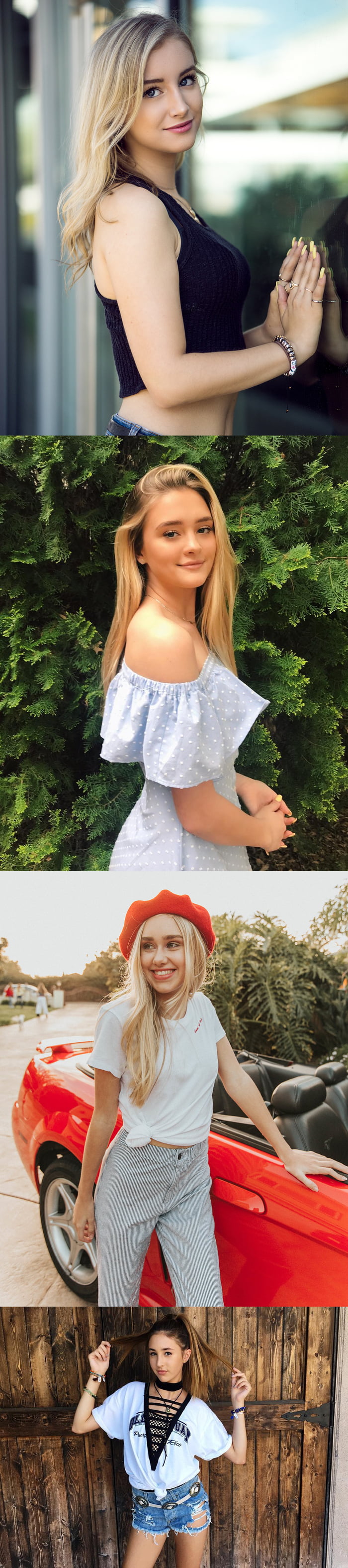 These are 4 different white girls. - 9GAG