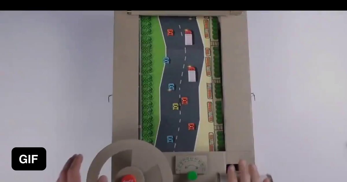 Car Racing Desktop Game from Cardboard! - 9GAG