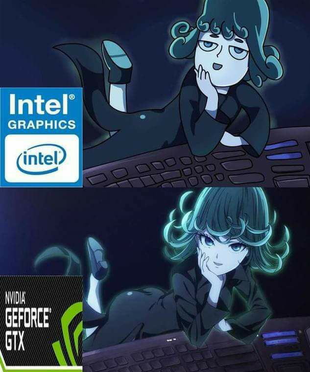 Intel vs nvidia in one image - 9GAG