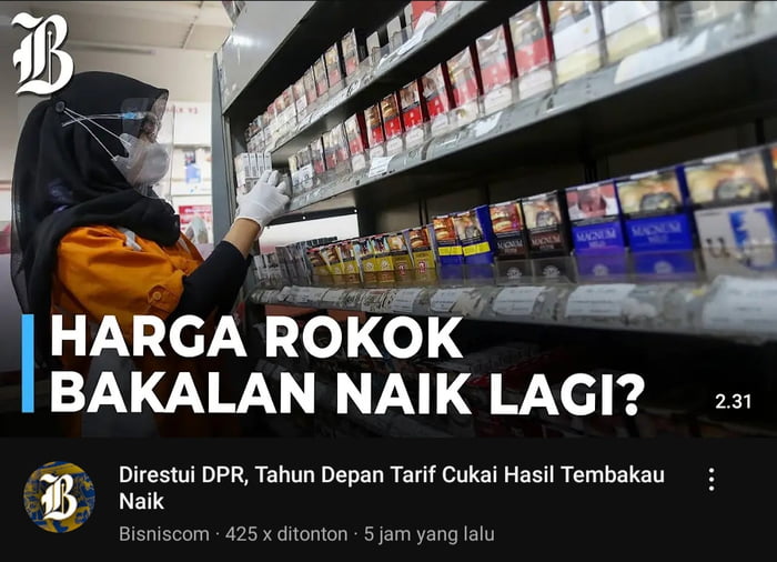 Daripada duit buat rokok, mending buat pap - 9GAG
