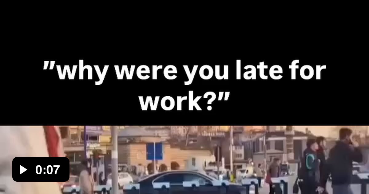 If someone is late coming to work, chances are they have something very important - 9GAG