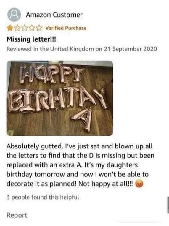 Your Amazon customer support.... How would you reply to this? - 9GAG