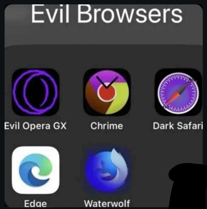 The Five Evil Browsers of AppleTown - 9GAG
