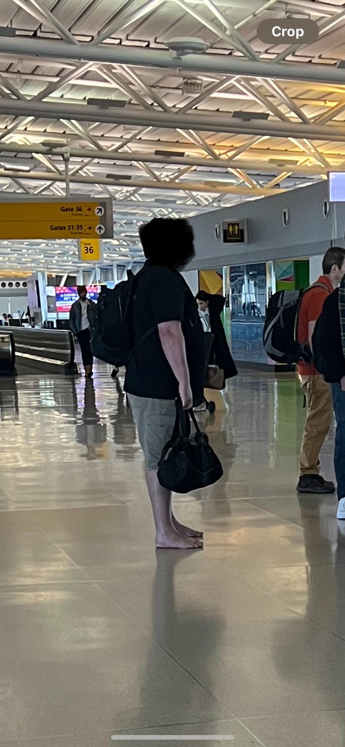 Saw this guy at JFK checking in for an international flight. - 9GAG