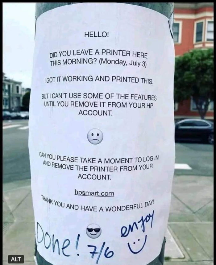 Remember when you used to own your printer? - 9GAG