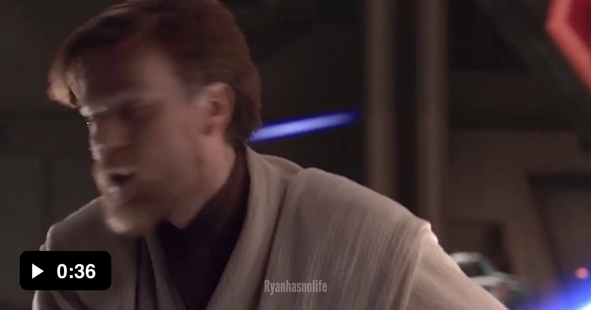 Obi-Wan sends Grievous flying - 9GAG